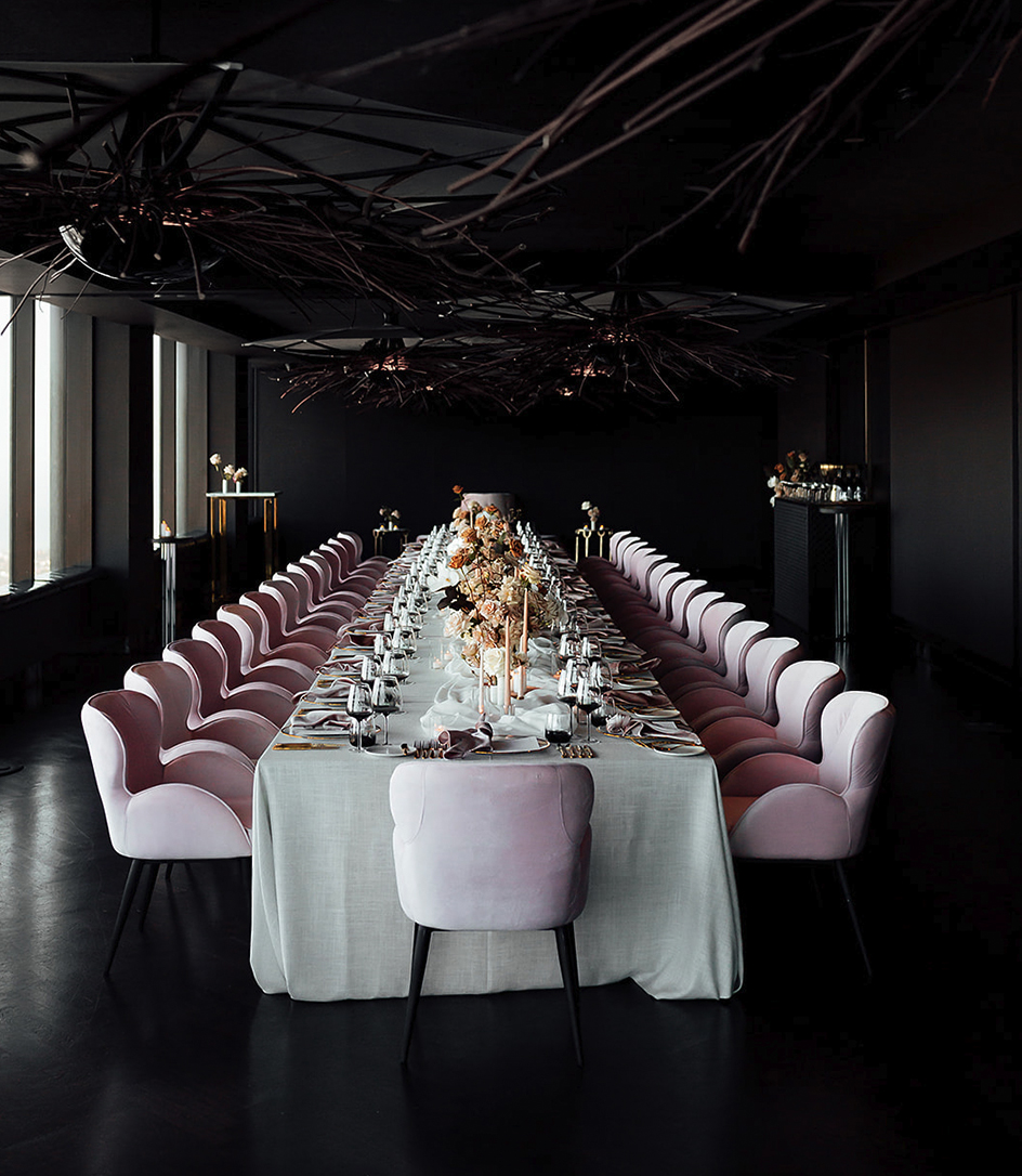 Madison Accent Chair - Blush Pink | Innovative Hiring - Dubai