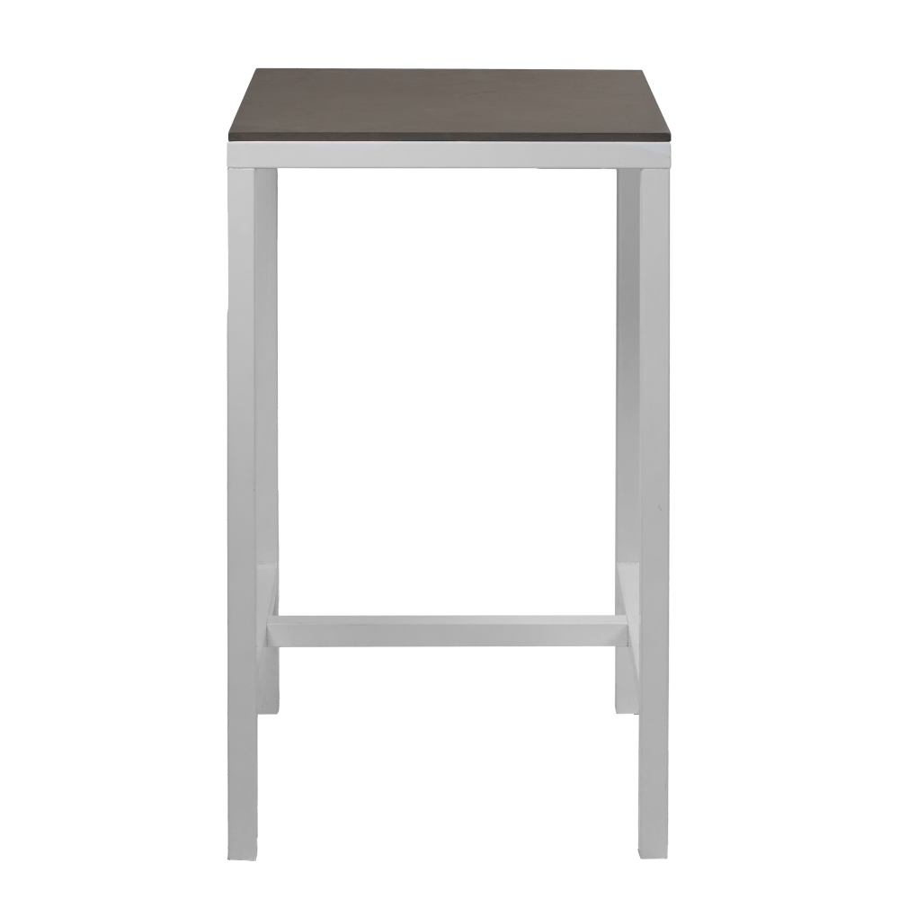 Bench Bar Square - White / Faux Concrete | Innovative Hiring - Dubai