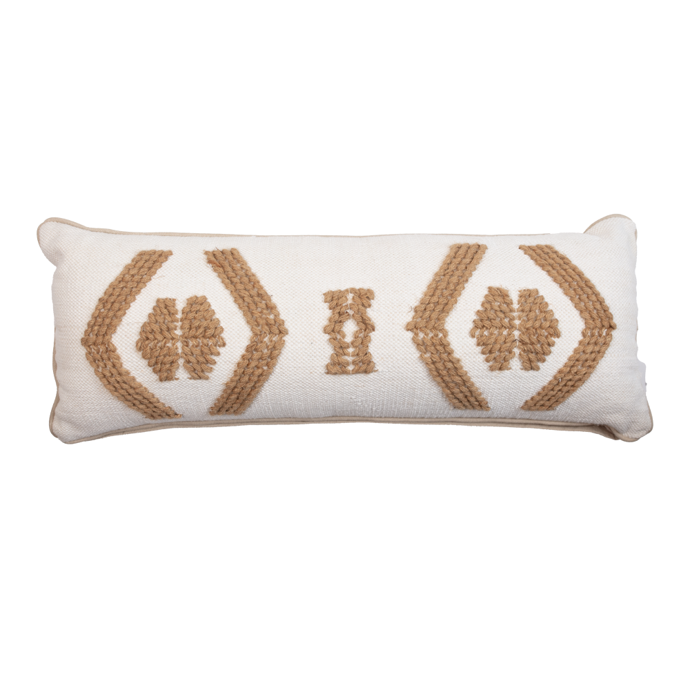 Long Cushion - Walnut / White | Innovative Hiring - Dubai