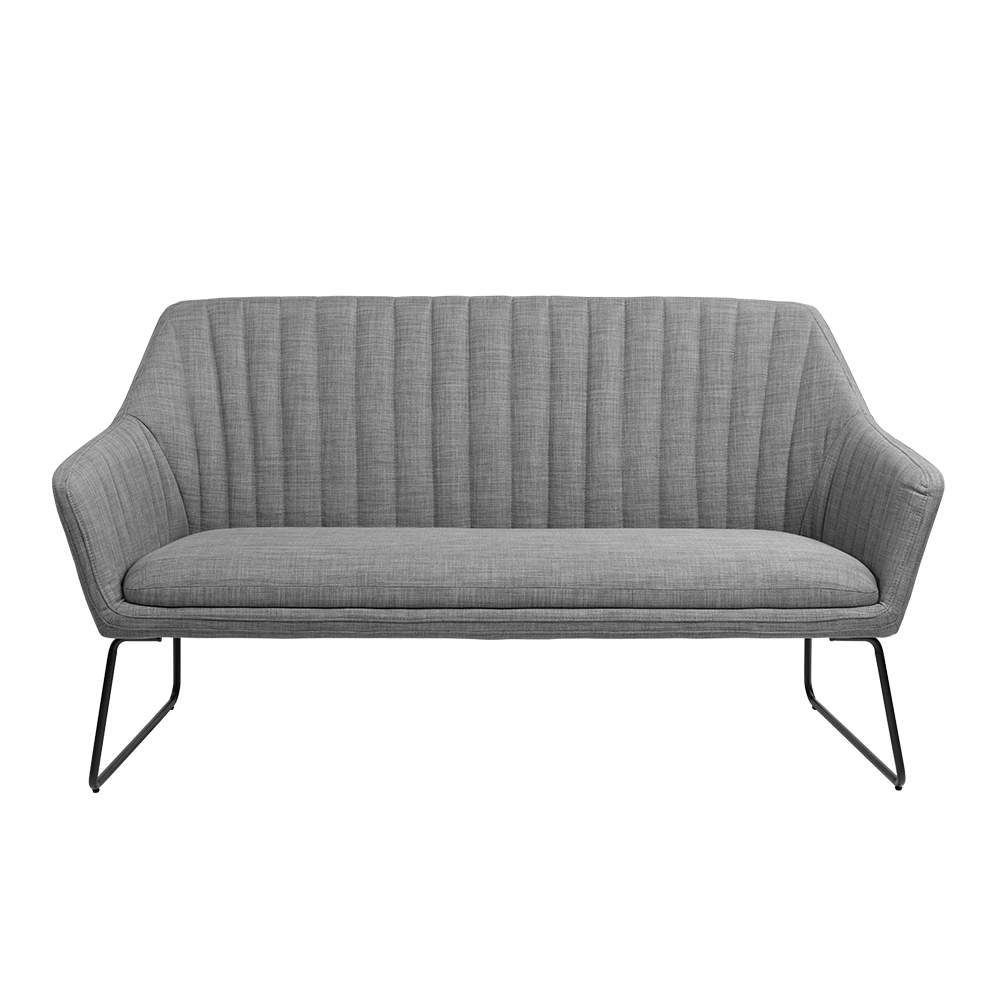 Oslo Sofa - Grey / Black Legs | Innovative Hiring - Dubai